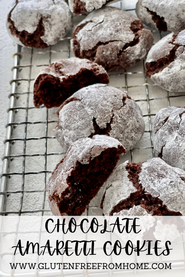 CHOCOLATE AMARETTI COOKIES - Gluten Free From Home