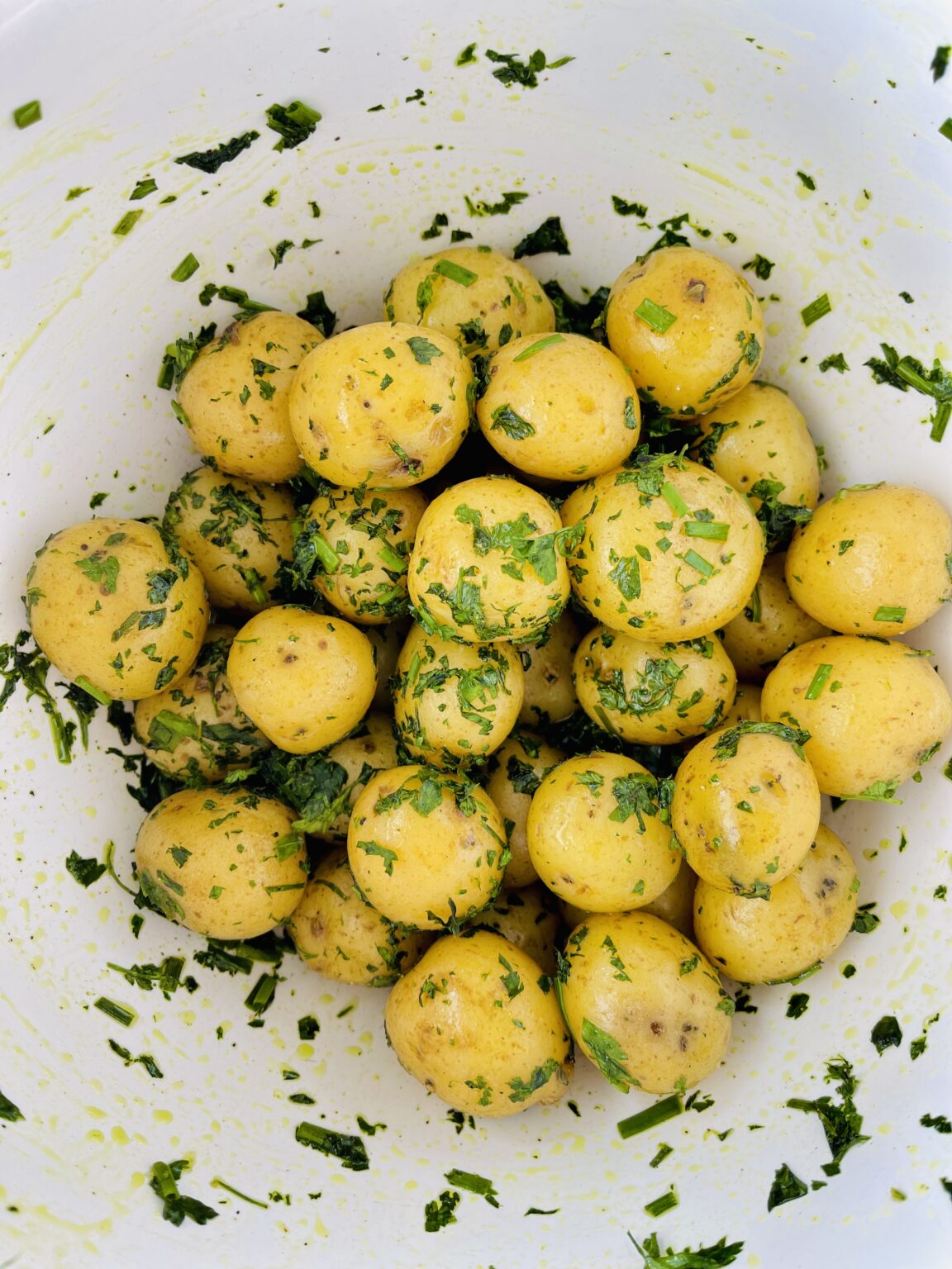 HOW TO STEAM POTATOES WITH HERBS - Gluten Free From Home