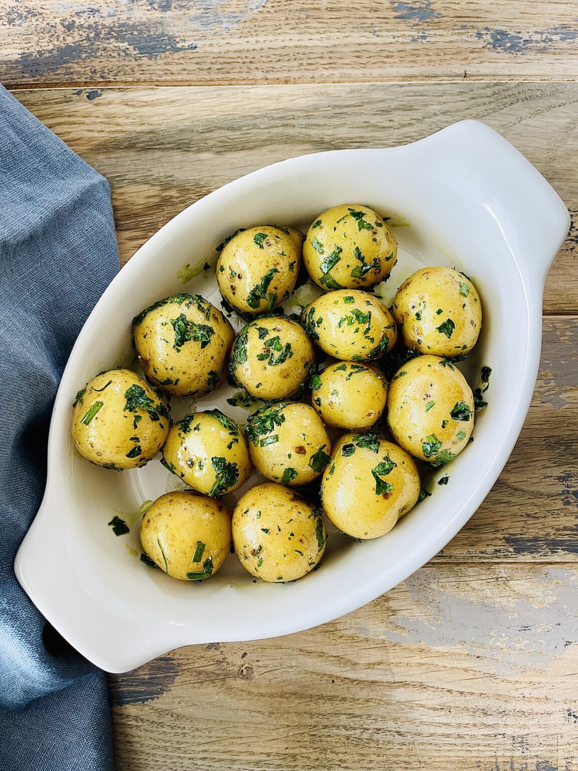 HOW TO STEAM POTATOES WITH HERBS - Gluten Free From Home