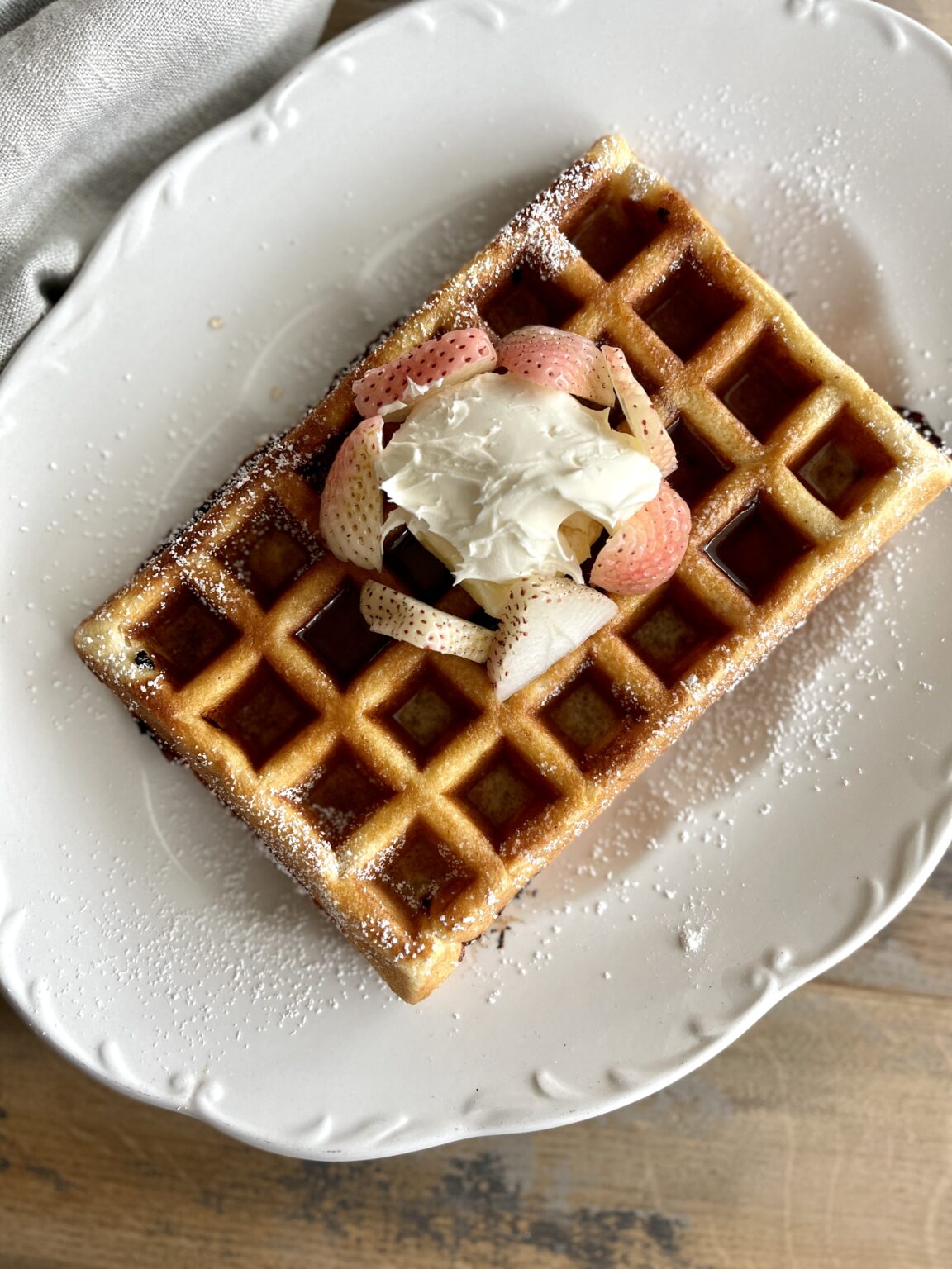 Lemon Raspberry Waffles with Ricotta - Gluten Free From Home